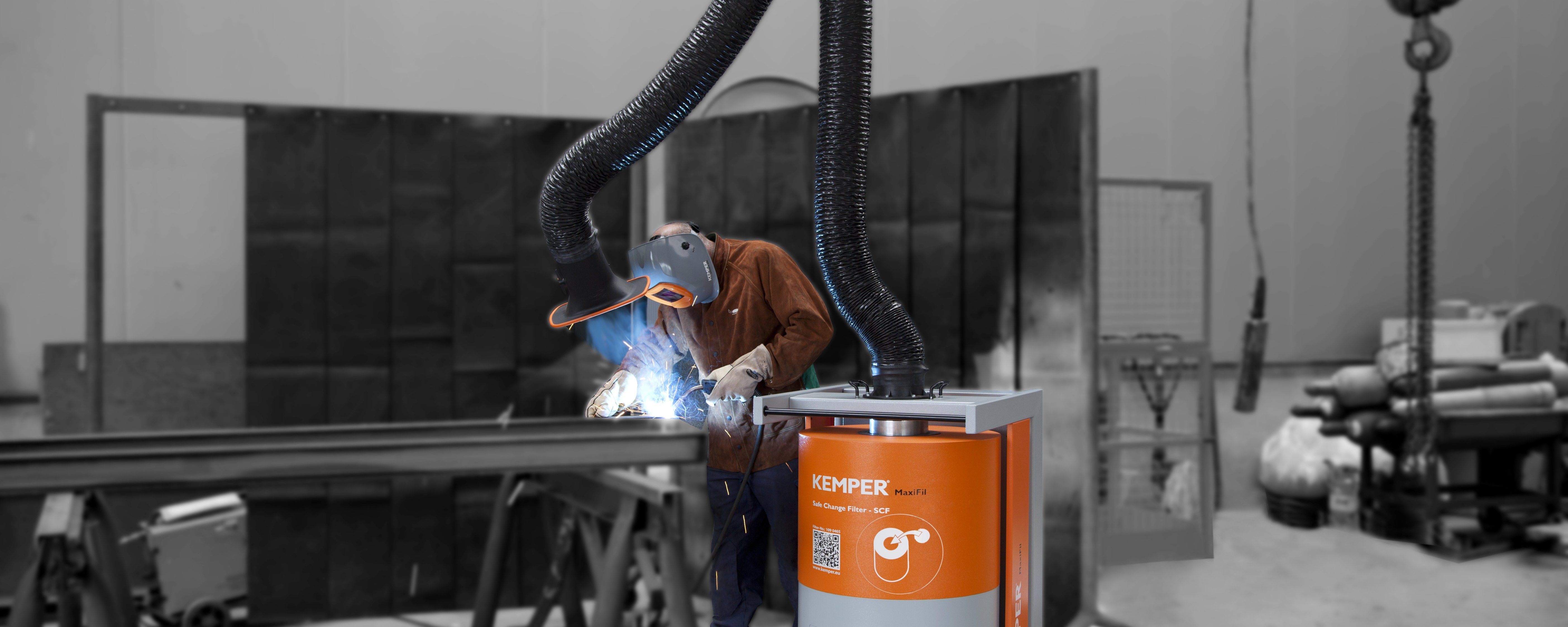 welding fume extraction: collect and separate