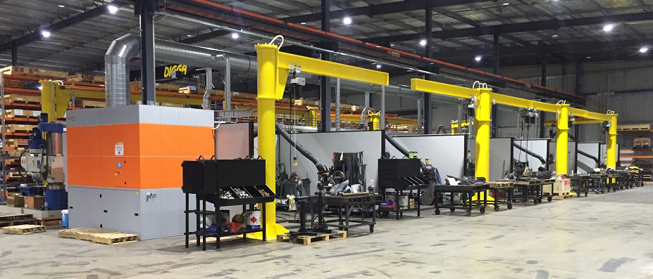 Central extraction system for welding fumes - cutting dust: 14 facts