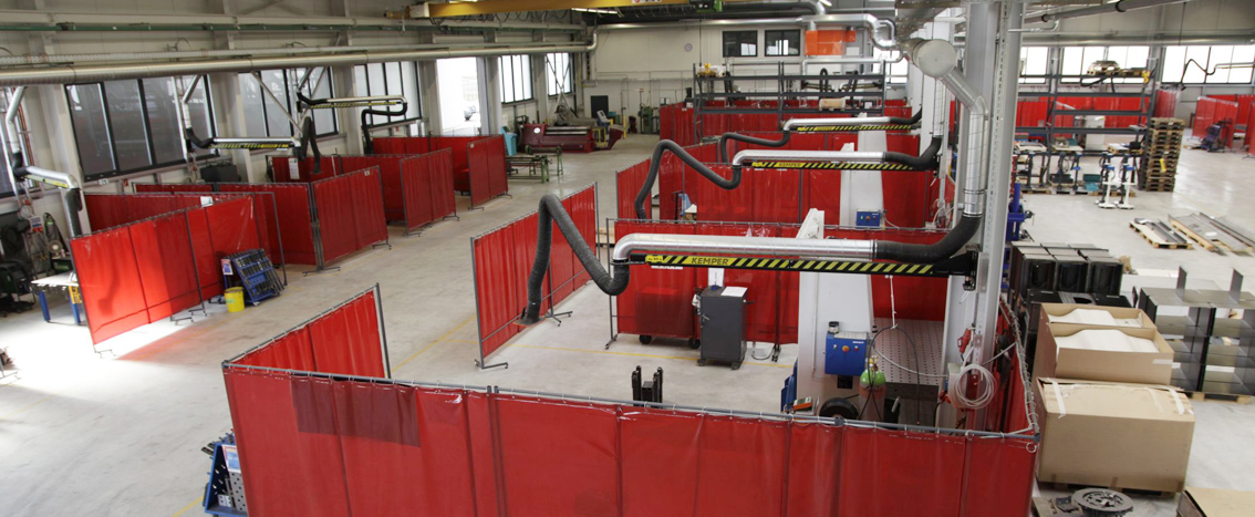 Central extraction system for welding fumes - cutting dust: 14 facts